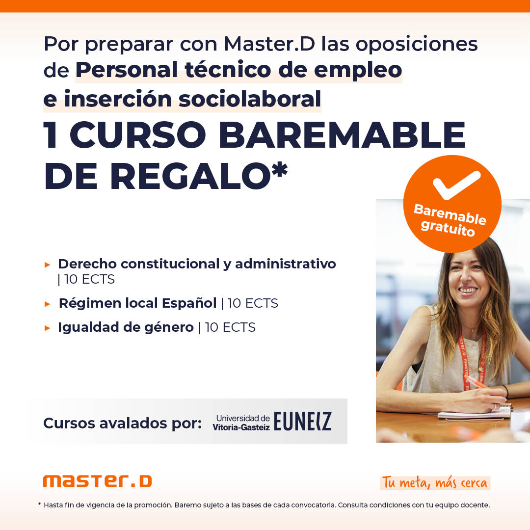 Materiales recomendados para preparar las Oposiciones Técnico de Gestión de Empleo - Opositador